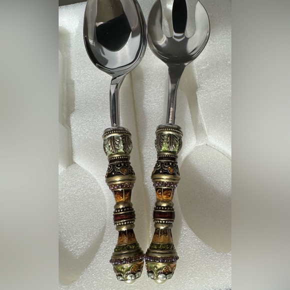 Tizo Design | Dining | Tizo Jeweled Salad Serving Set | Poshmark